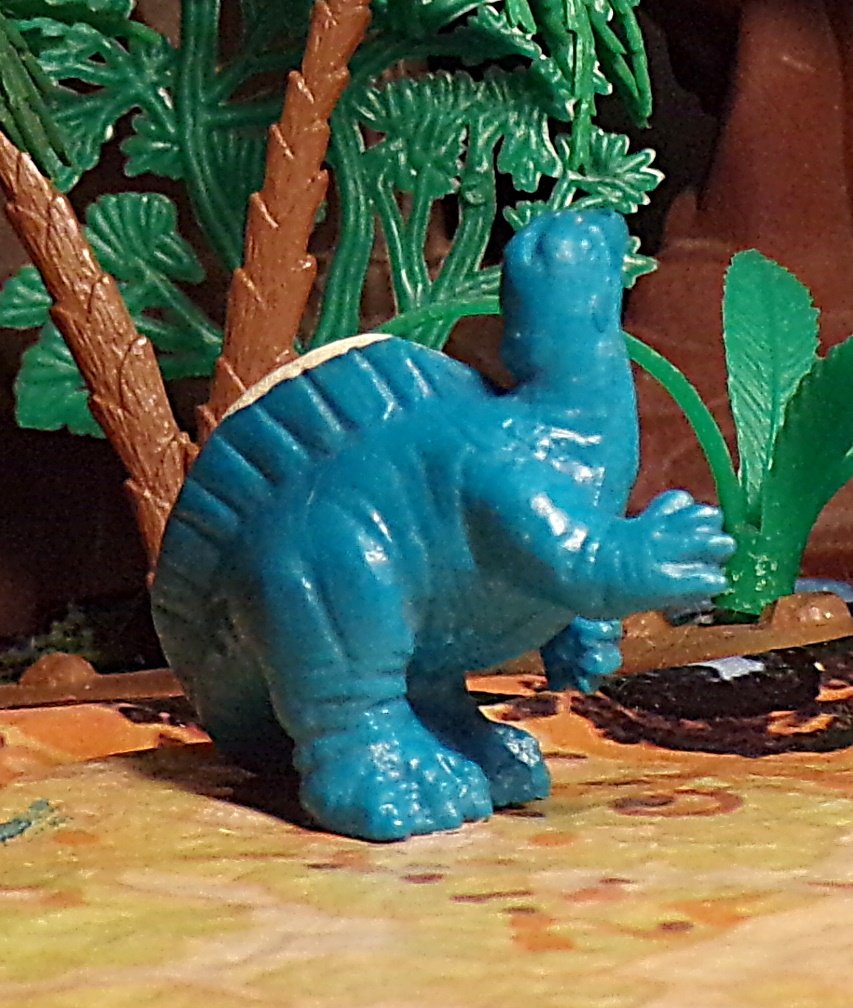 1987 Panosh (aka Dino Mites) Caricature #33 Blue Ouranosaurus Var. 2 (5 ...