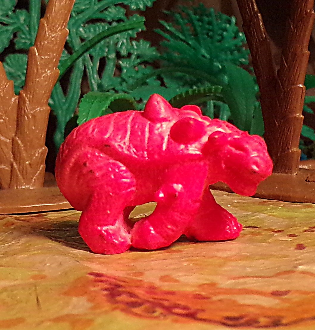 Post-1987 Panosh (aka Dino Mites) Caricature #22 Bright Pink ...