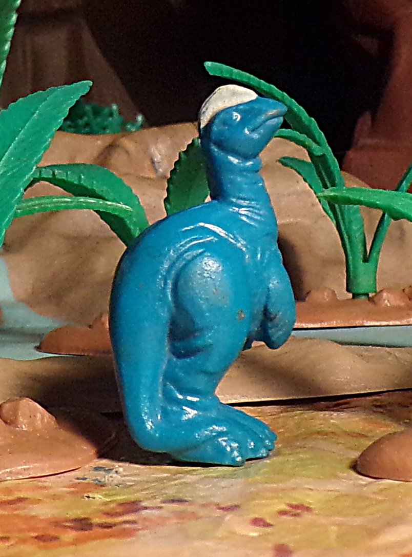 1987 Panosh (aka Dino Mites) Caricature #44 Blue Oviraptor (5-6-22)