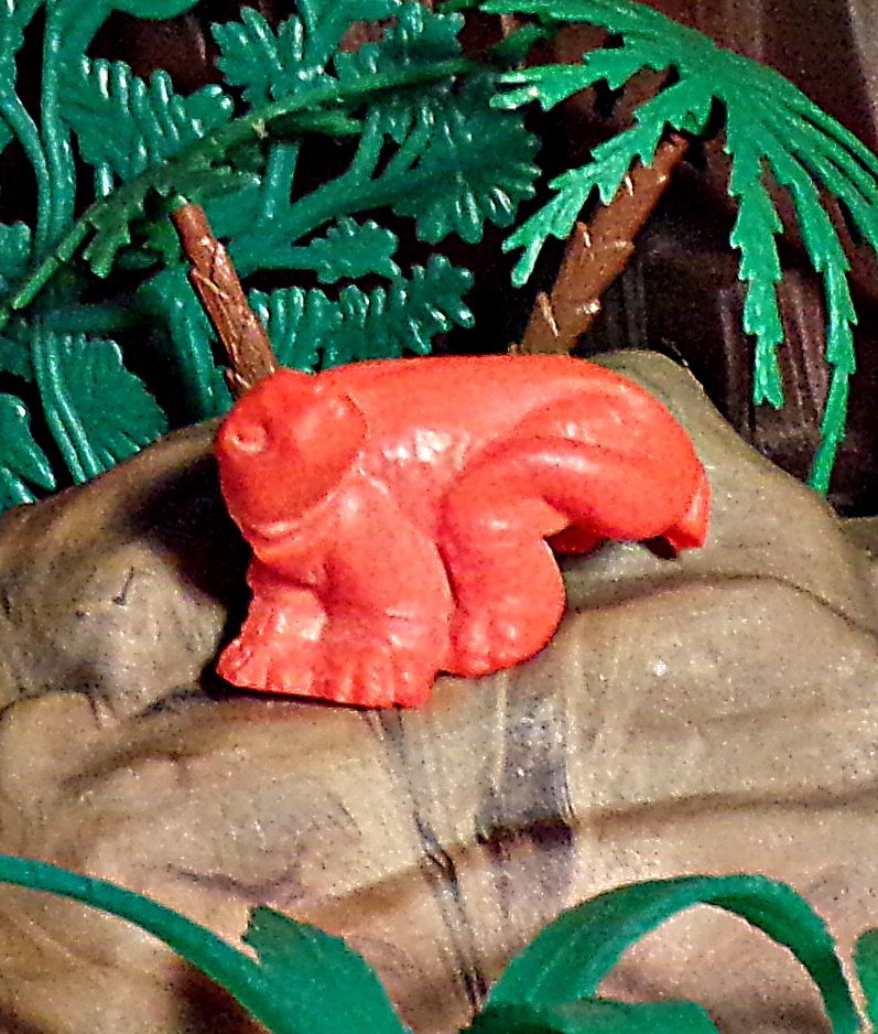 1987 Panosh (aka Dino Mites) Caricature #23 Orange Dicynodont (5-6-22)