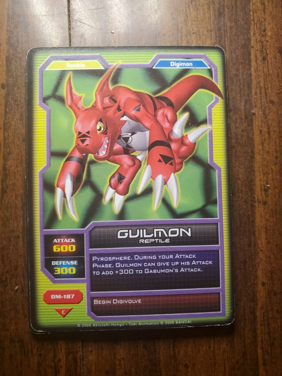 2005 Digimon - Digital Monsters Collectible Card Game Guilmon #DM-187/188