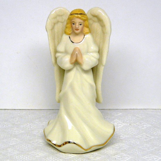 Lenox Angel Figurine Blonde Praying 3-3/4" tall