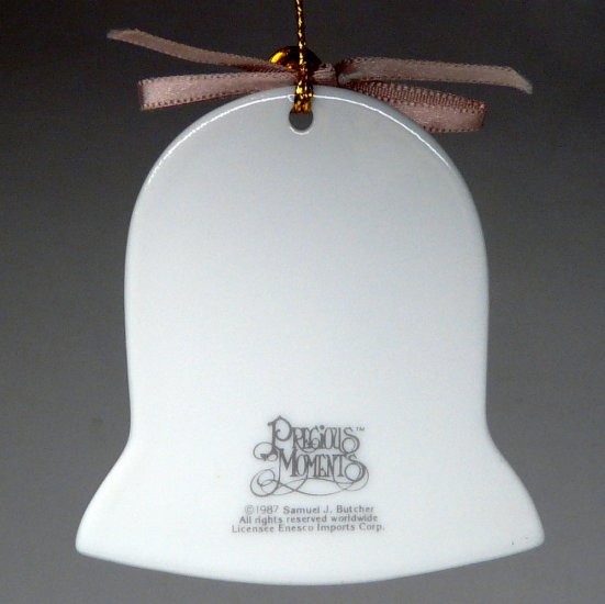 Vintage Precious Moments Christmas Ornament Merry Christmas Teacher ...