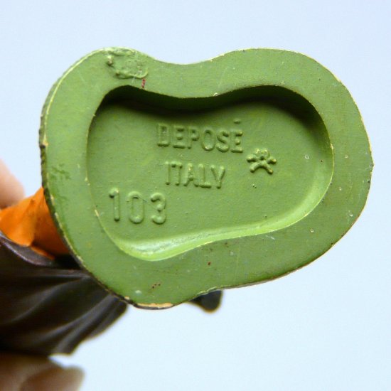 Vtg Fontanini Nativity Josiah bagpiper spider mark 1950s 3-3/4 tall ...