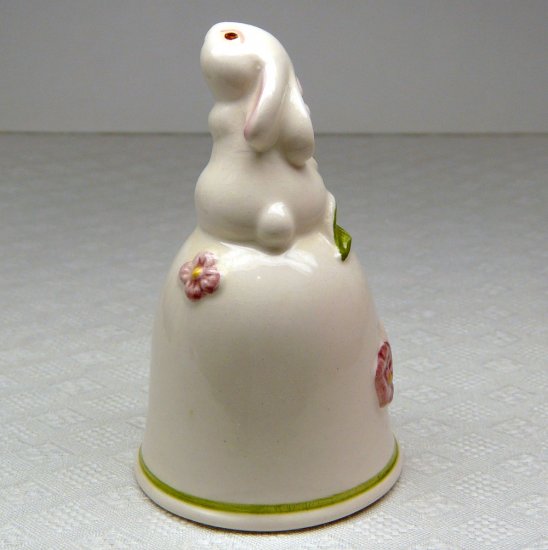 Vintage Avon pottery bell Bunny Collection 1984 Spring Easter