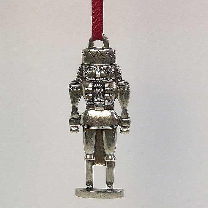 Danforth Pewter Christmas ornament nutcracker 1997 made in Vermont