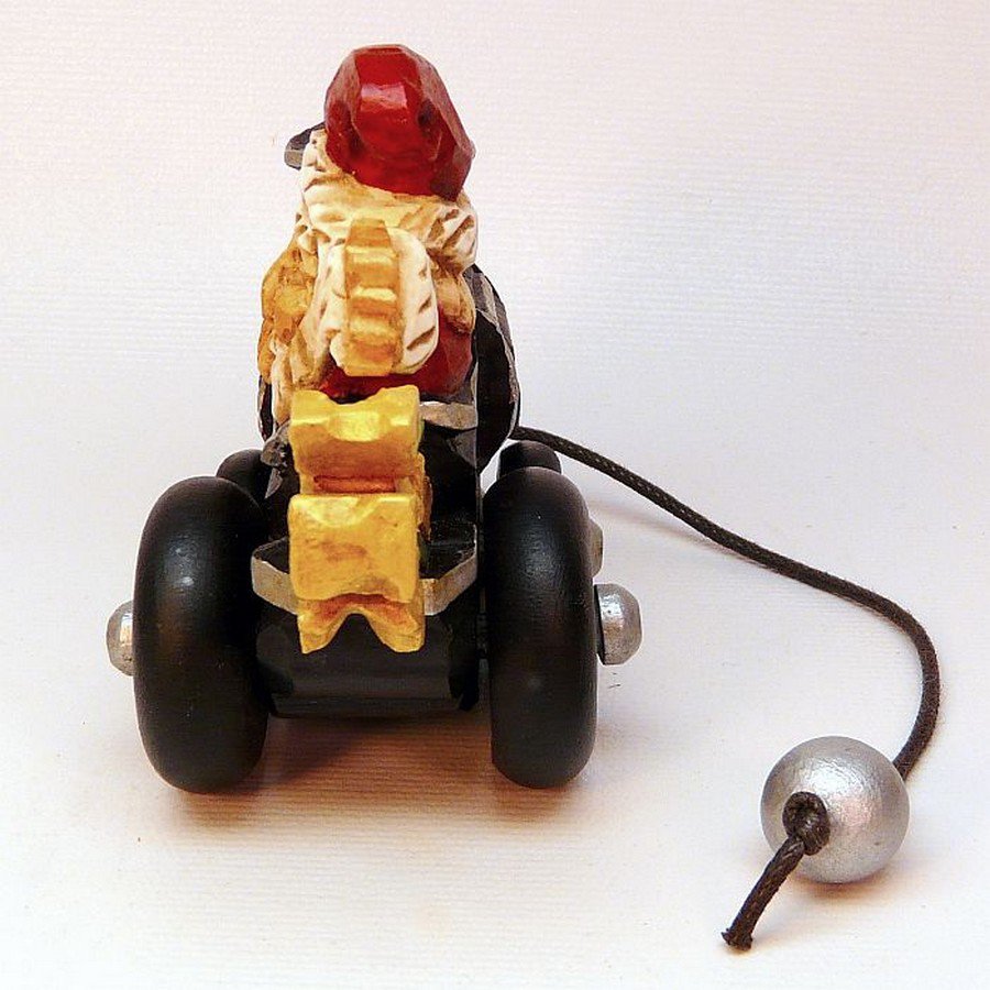 David Frykman Santa on Train pull toy Coyne's 1999 DF1140 figurine