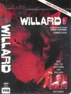 willard starring Bruce Davison + Sondra Locke VHS 1970 1985 prism 95 mins
