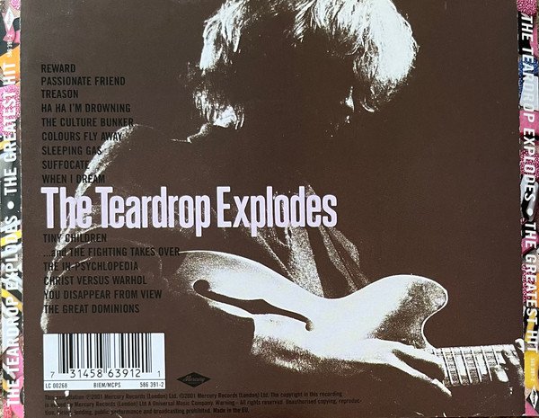 teardrop explodes - greatest hits CD 2001 mercury EU 15 tracks like new ...