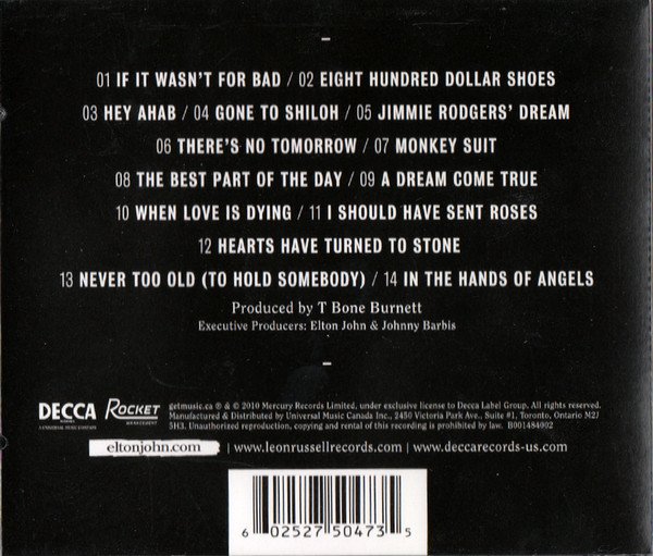 elton john / leon russell - the union CD 2010 decca 14 tracks new ...