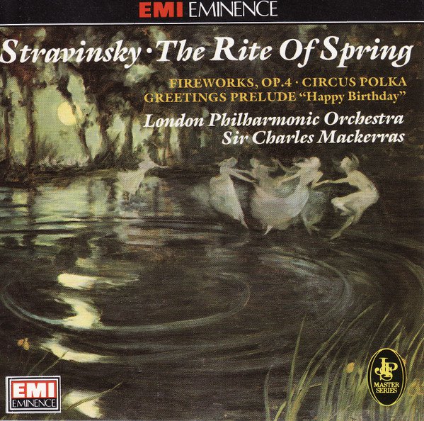 stravinsky: rite of spring - LPO / mackerras CD 1988 EMI eminence UK ...