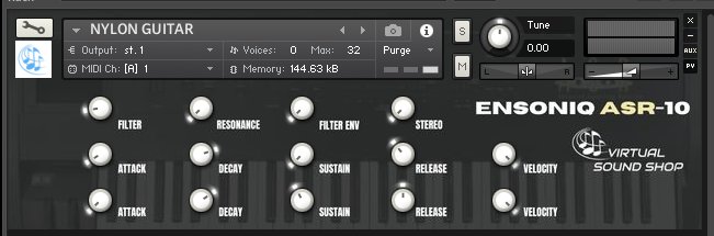 Ensoniq ASR-10 Kontakt Library - Virtual Instrument NKI VST