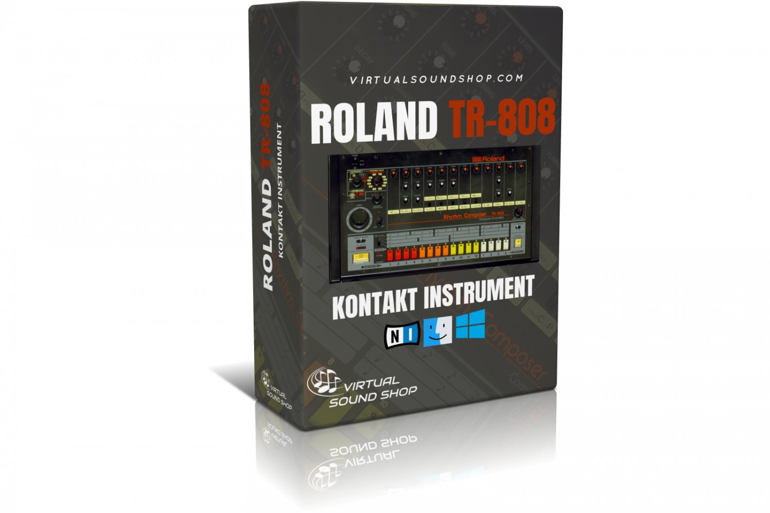 Roland TR-808 Kontakt Library NKI Virtual Instrument Software