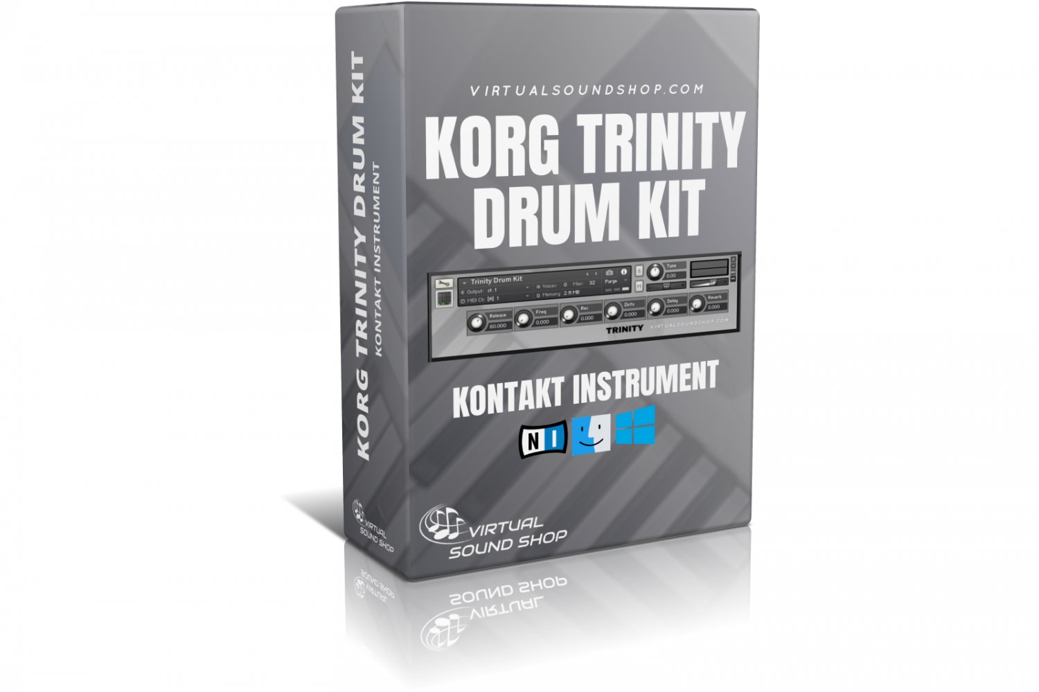 Korg Trinity Drum Kit Kontakt Library - Virtual Instrument NKI VST Software