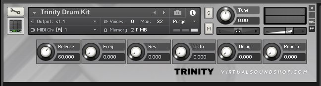 Korg Trinity Drum Kit Kontakt Library - Virtual Instrument NKI VST Software