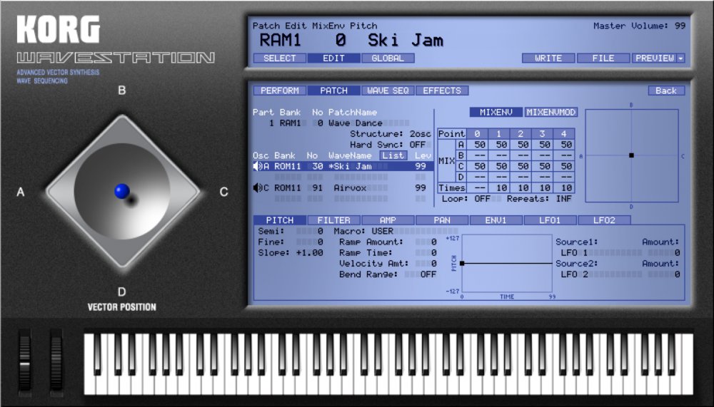 Korg Legacy Collection Wavestation VST Virtual Instrument Software