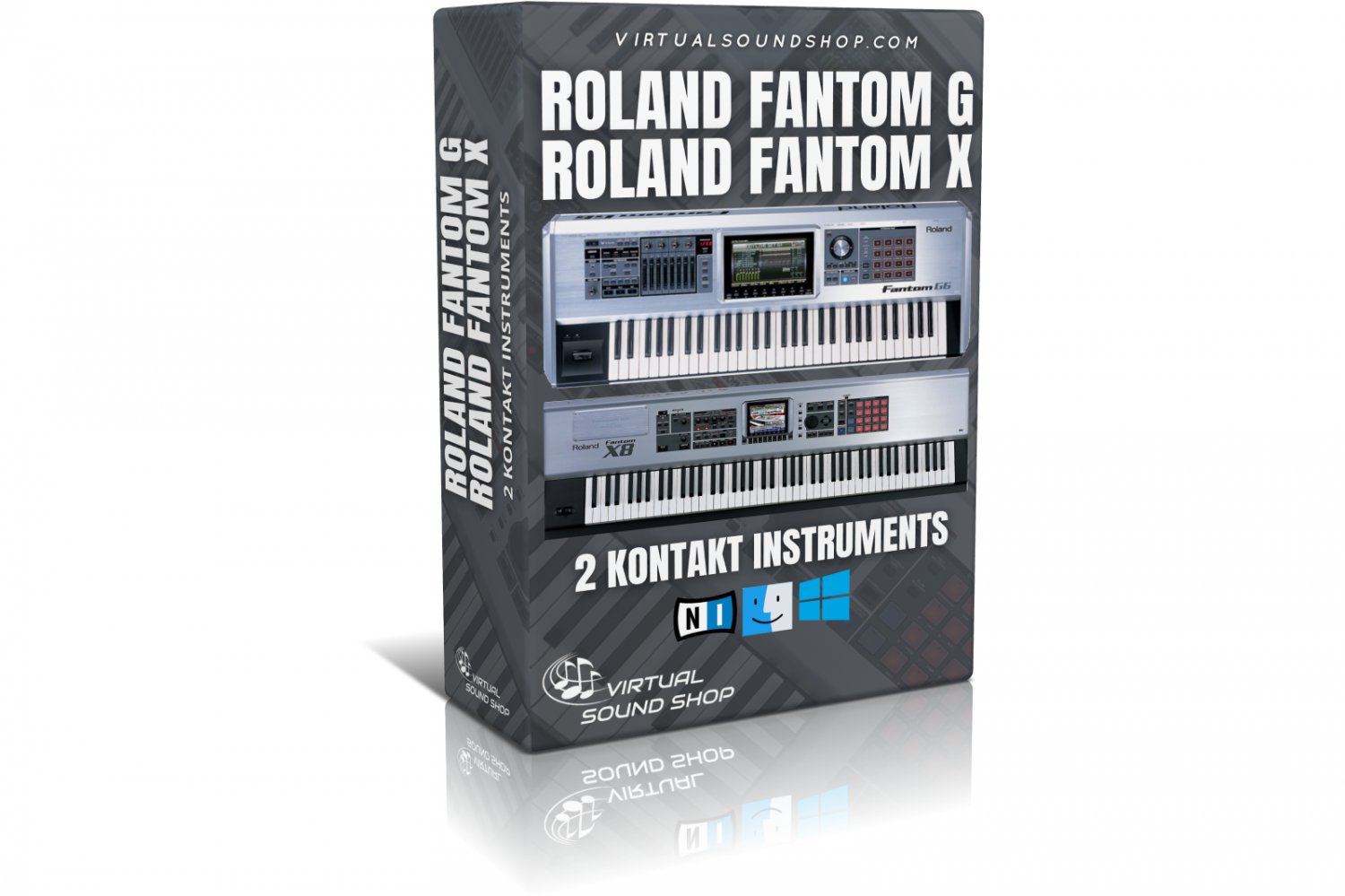 Roland Fantom X & G Kontakt Library - Virtual Instrument NKI VST Software