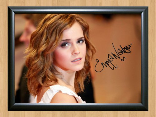 Emma Watson Harry Potter Sorcerer's Stone Signed Autographed Print ...