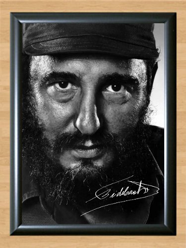 Fidel Castro Kastro Cuba Memorabilia Signed Autographed Print Photo ...