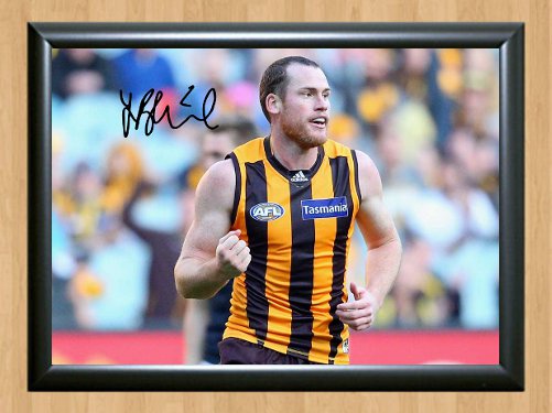 Jarryd roughead AFL Hawthorn Hawks Autographed Signed Print Photo ...
