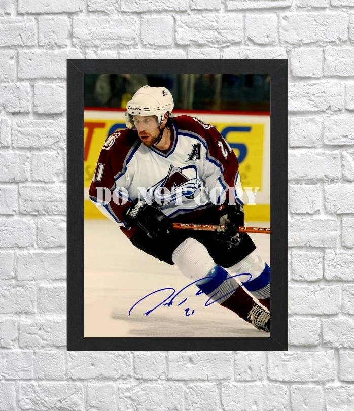 Peter Forsberg Signed Autographed Photo Poster nhl59 A4 8.3x11.7""