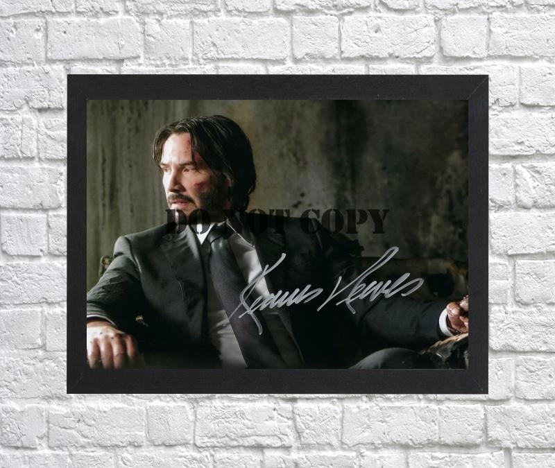 Keanu Reeves the Matrix Autographed Signed Photo Poster mo1103 A4 8 ...