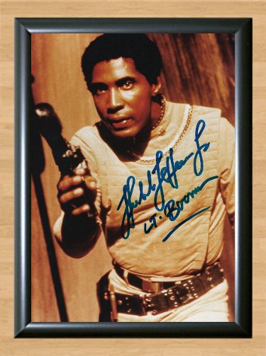Herbert Jefferson Lt Boomer Battlestar Galactica Signed Autographed ...