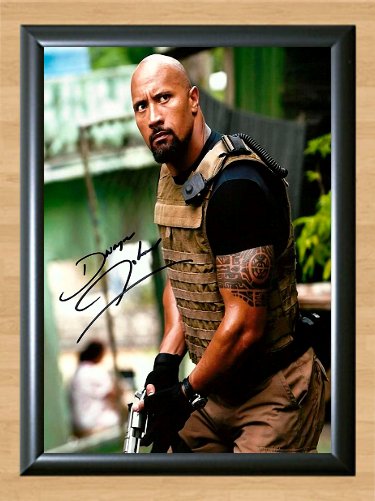 Dwayne Johnson The Rock Signed Autographed Photo Poster Memorabilia ...