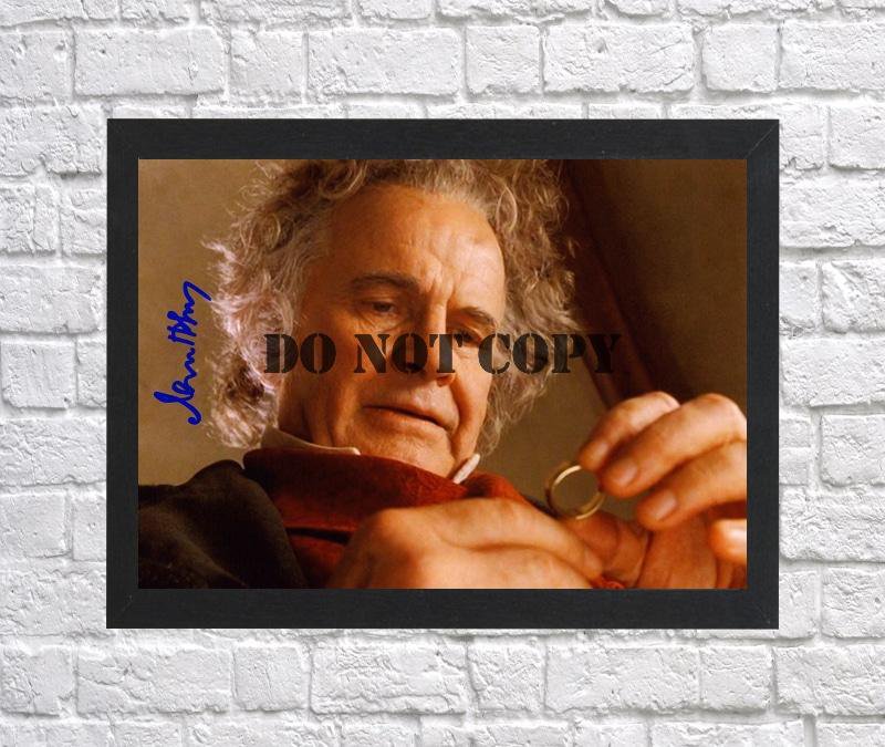 Ian Holm Lord of the Rings Bilbo Autographed Signed Photo Poster 2 ...