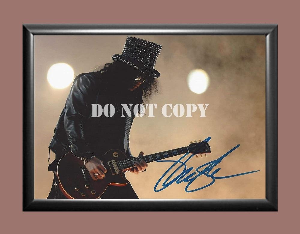 Slash 5 Signed Autographed Poster Photo A4 8.3x11.7""