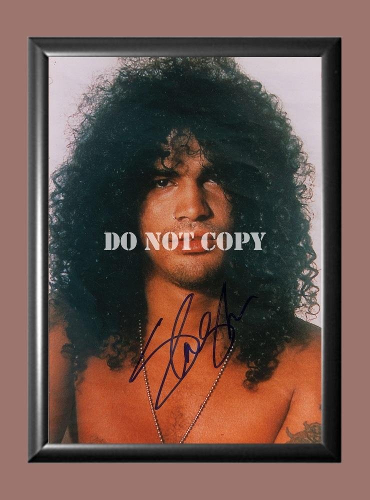 Slash 4 Signed Autographed Poster Photo A4 8.3x11.7""