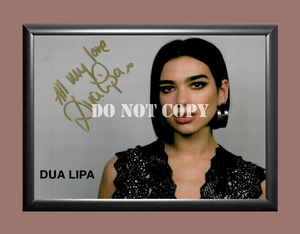 Dua Lipa 1 Signed Autographed Poster Photo A4 8.3x11.7""