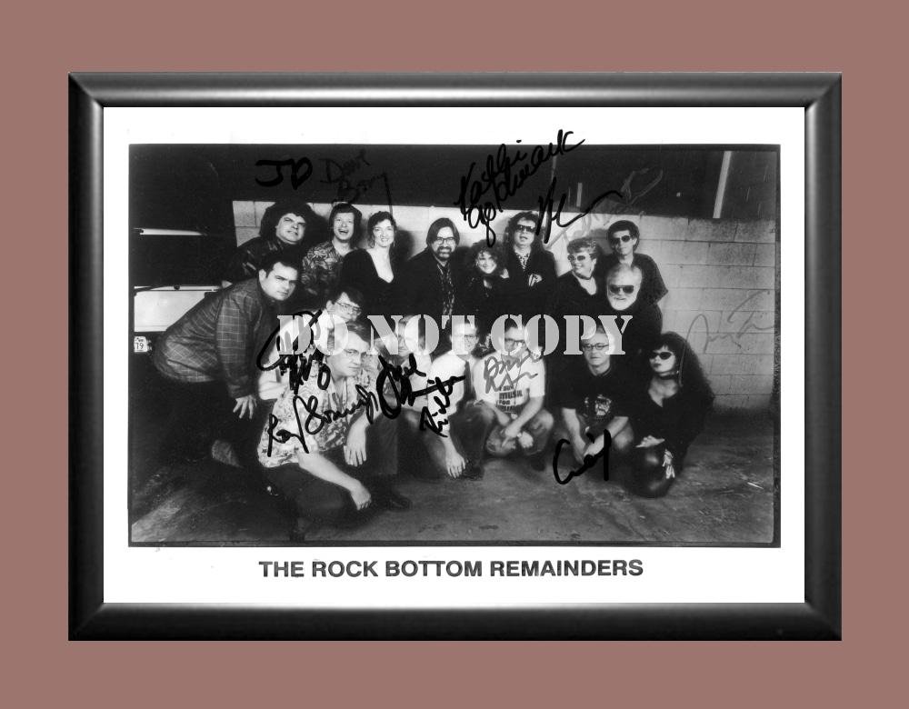 Rock Bottom Remainders Band Signed Autographed Poster Photo A3 11.7x16.5""