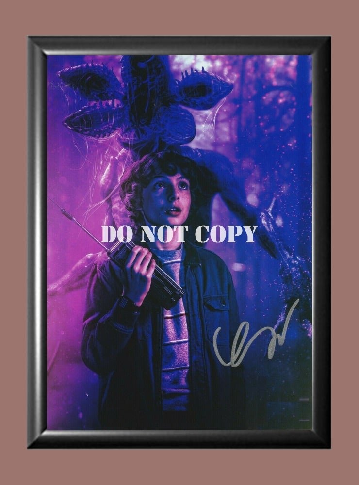 Finn Wolfhard Stranger Things Signed Autographed Photo Poster A4 8.3x11 ...