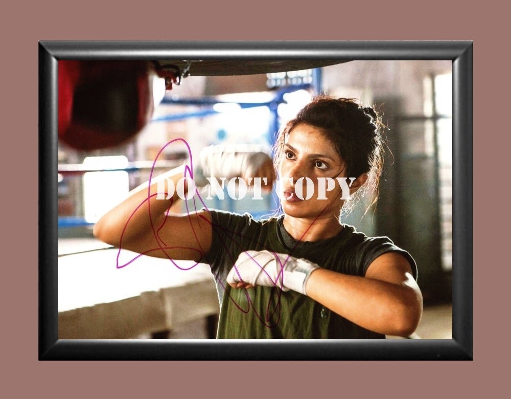 Priyanka Chopra Signed Autographed Photo Poster A4 8.3x11.7"" TV1342A4