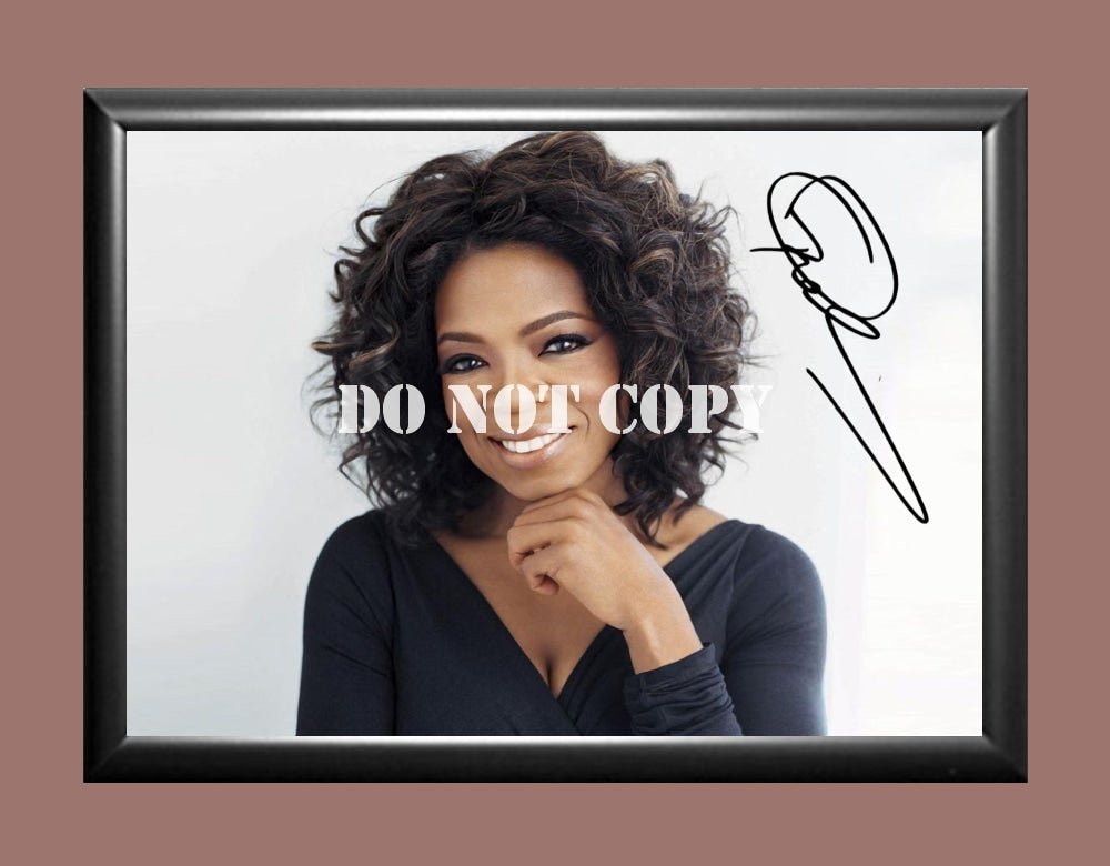 Oprah Winfrey Signed Autographed Photo Poster A3 11.7x16.5"" TV1133A3