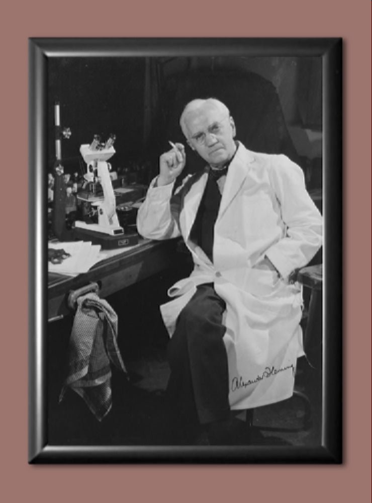 Alexander Fleming Signed Autographed Poster Photo A4 8.3x11.7"" H140A4