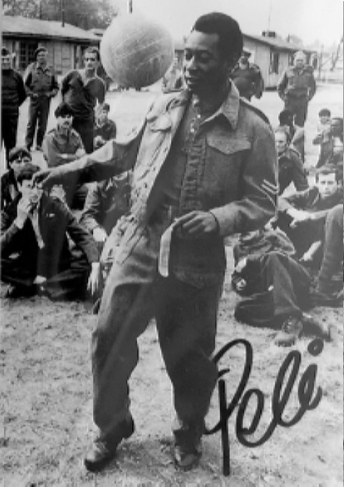Pele Signed Autographed Poster Photo A4 8.3x11.7""
