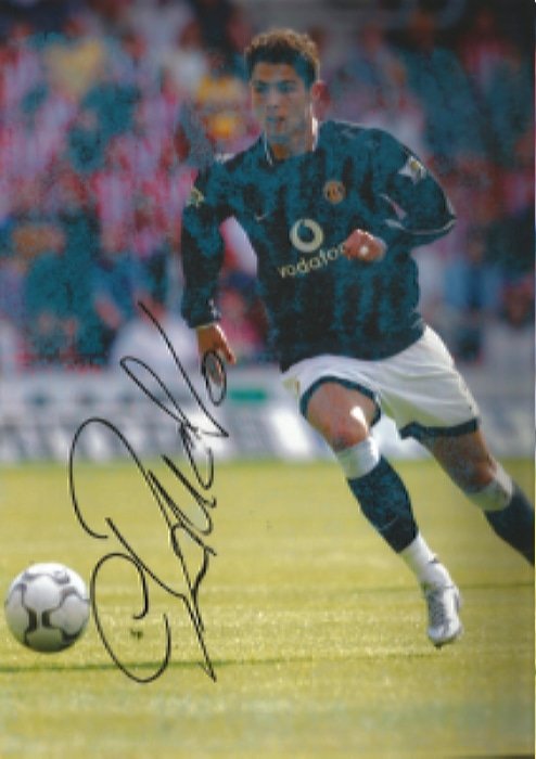 Cristiano Ronaldo Signed Autographed Poster Photo A4 8.3x11.7""