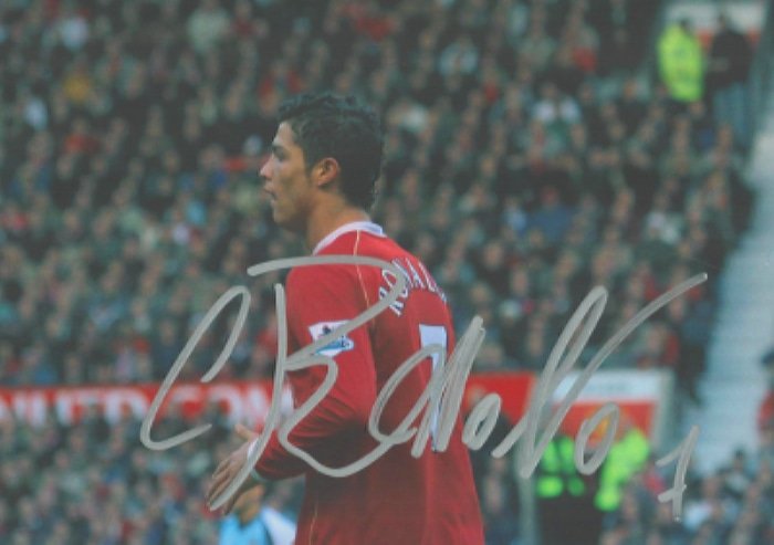 Cristiano Ronaldo Signed Autographed Poster Photo A3 11.7x16.5""