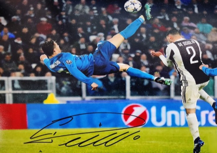 Cristiano Ronaldo Signed Autographed Poster Photo A3 11.7x16.5""