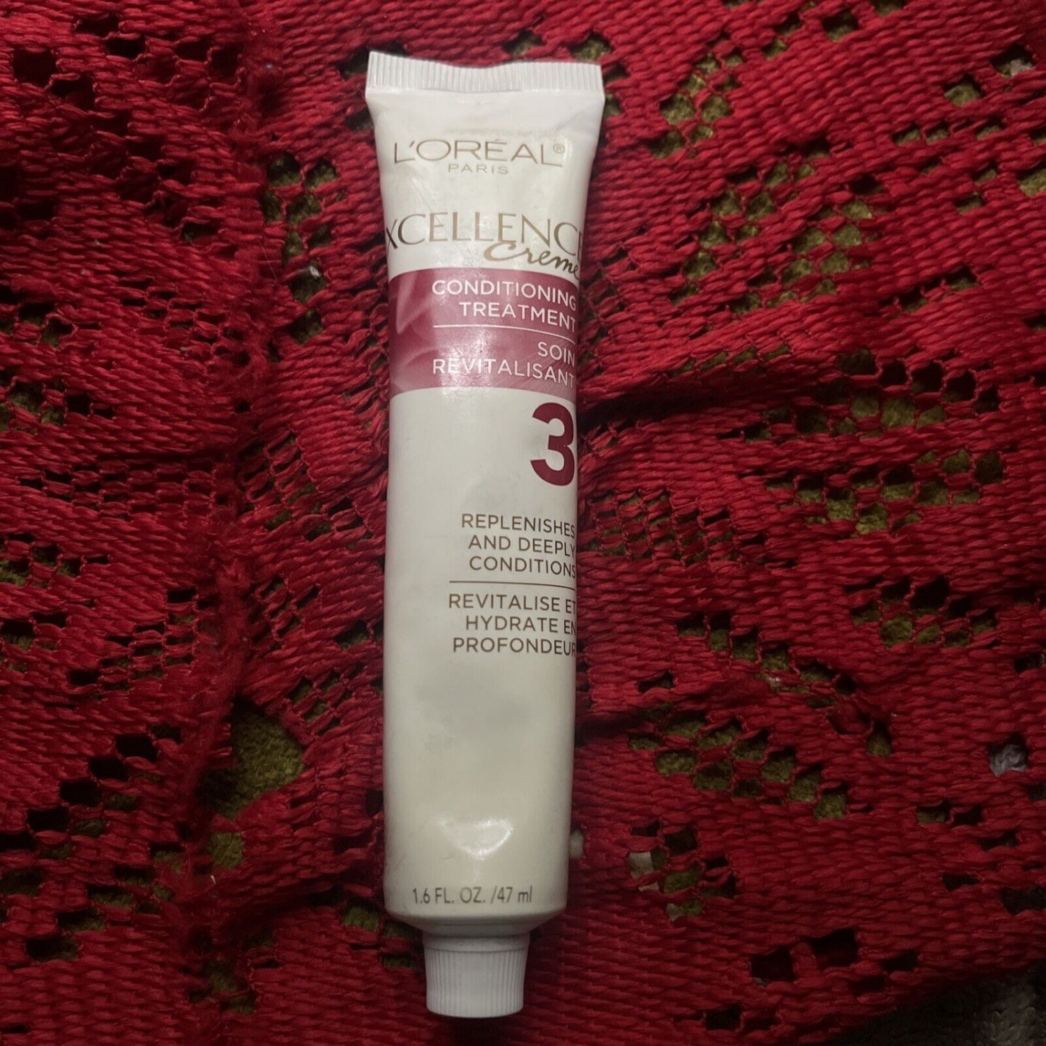 Loreal Paris Excellence Creme Conditioning Hair Treatment #3 Tube 1.6oz