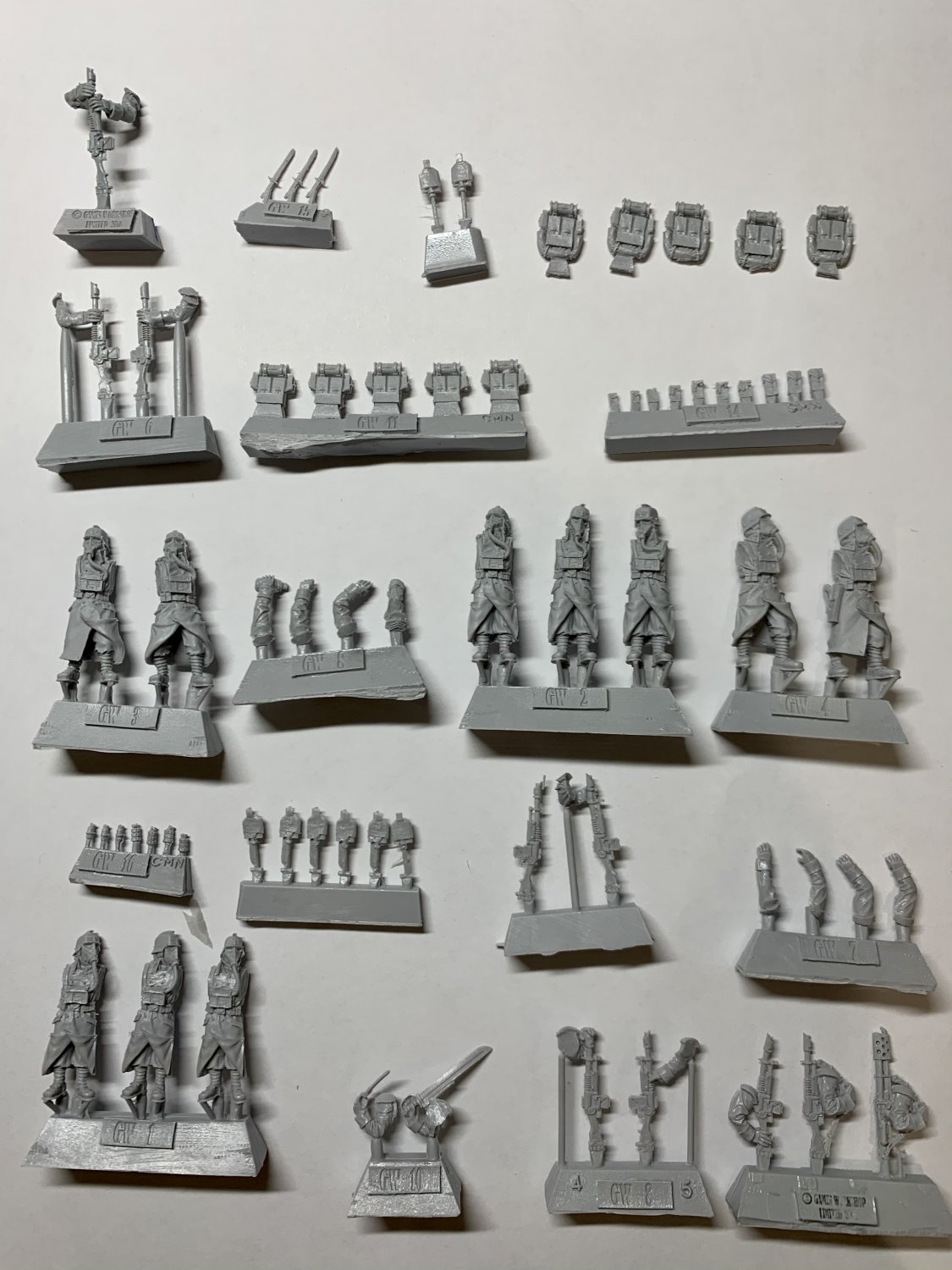 warhammer Death Korps of Krieg Infantry Squad At Ease