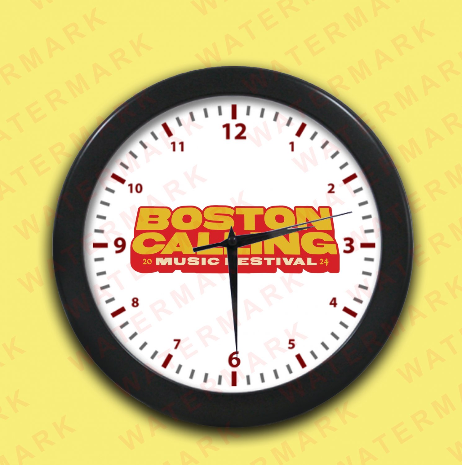 BOSTON CALLING 2024 Wall Clocks