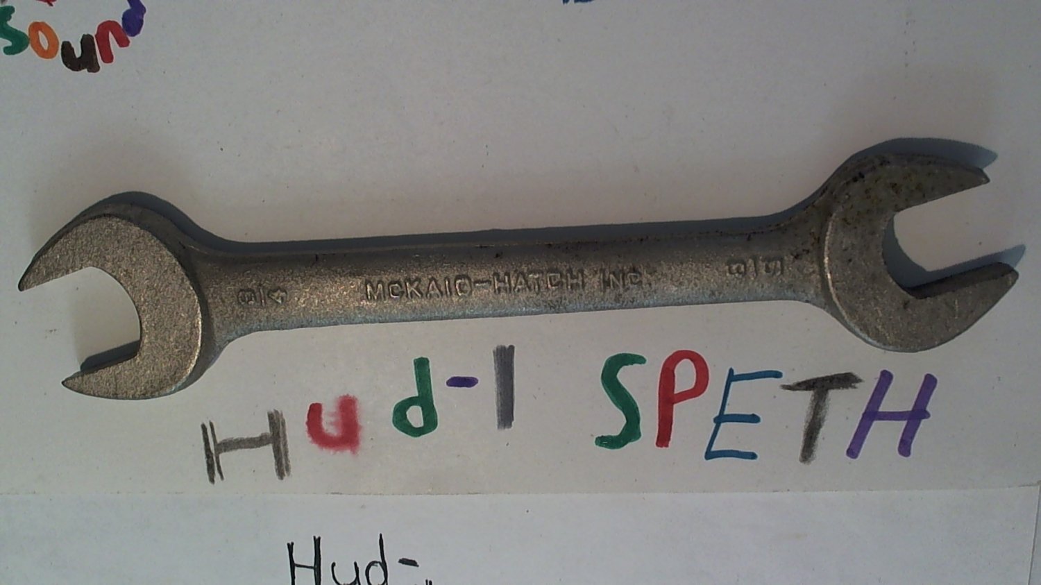 Vintage Used (MAcKaig-Hatch Inc. 5/8 3/4) Open End Wrench Collectable ...