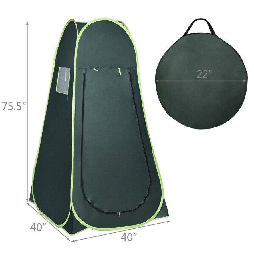 Pop Up Camping Shower Toilet Changing Room Tent Pontoon Boat Privacy ...