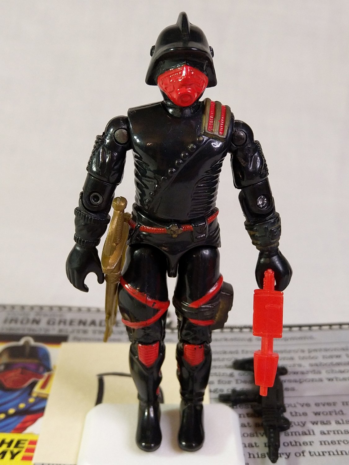 1988 IRON GRENADIERS v1 Vintage Hasbro GI Joe Figure Loose Complete ...