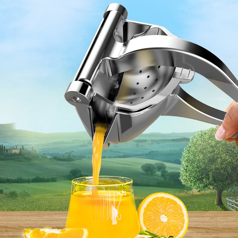 Heavy Duty Hand Press Mini Aluminium Alloy Squeezer Manual Fruit Juicer ...
