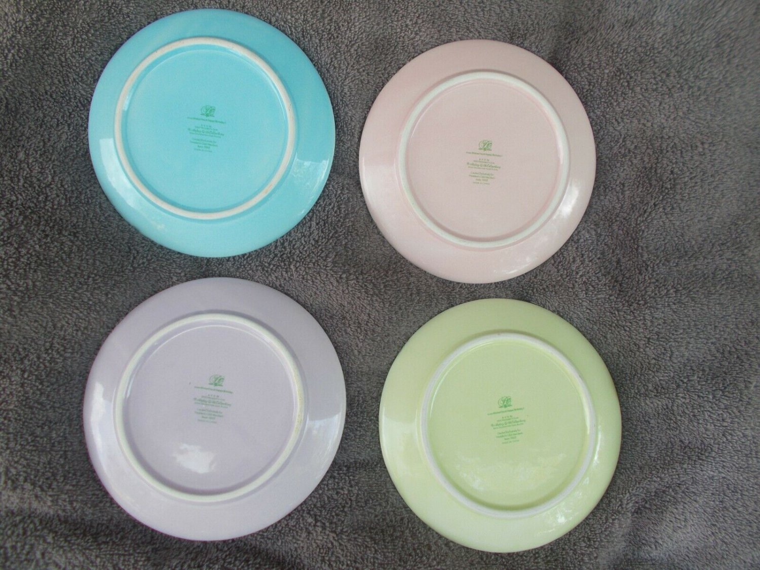 AVON Birthday Celebration Cake Plates Set of 4 PRESIDENT'S CLUB 2003 ...
