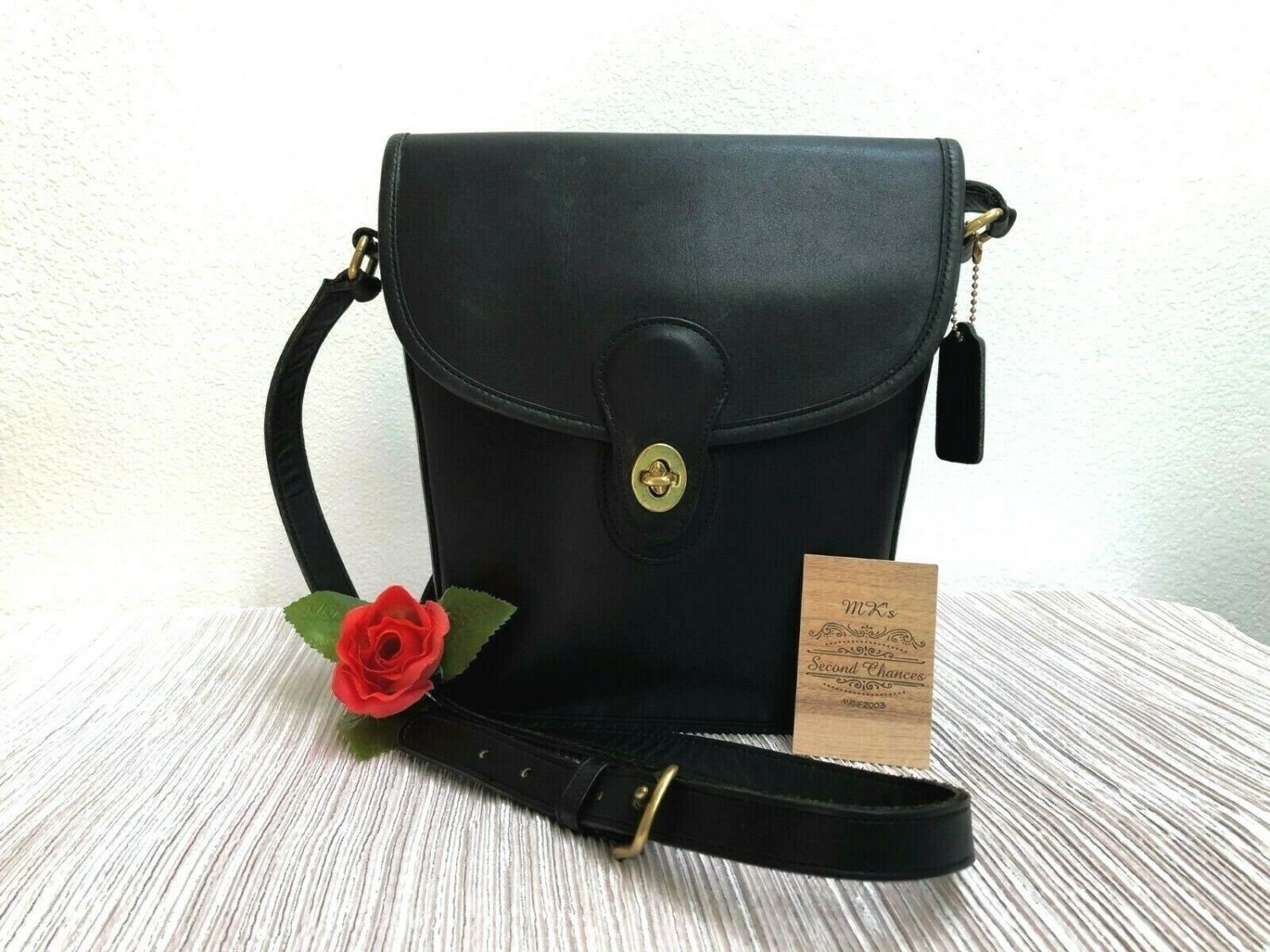 Vintage COACH Bradley Bucket 9936 in Black Leather, shoulder bag ...